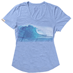 Wave Crave shirt - Women - Blue - Preorder – Seeknature Company